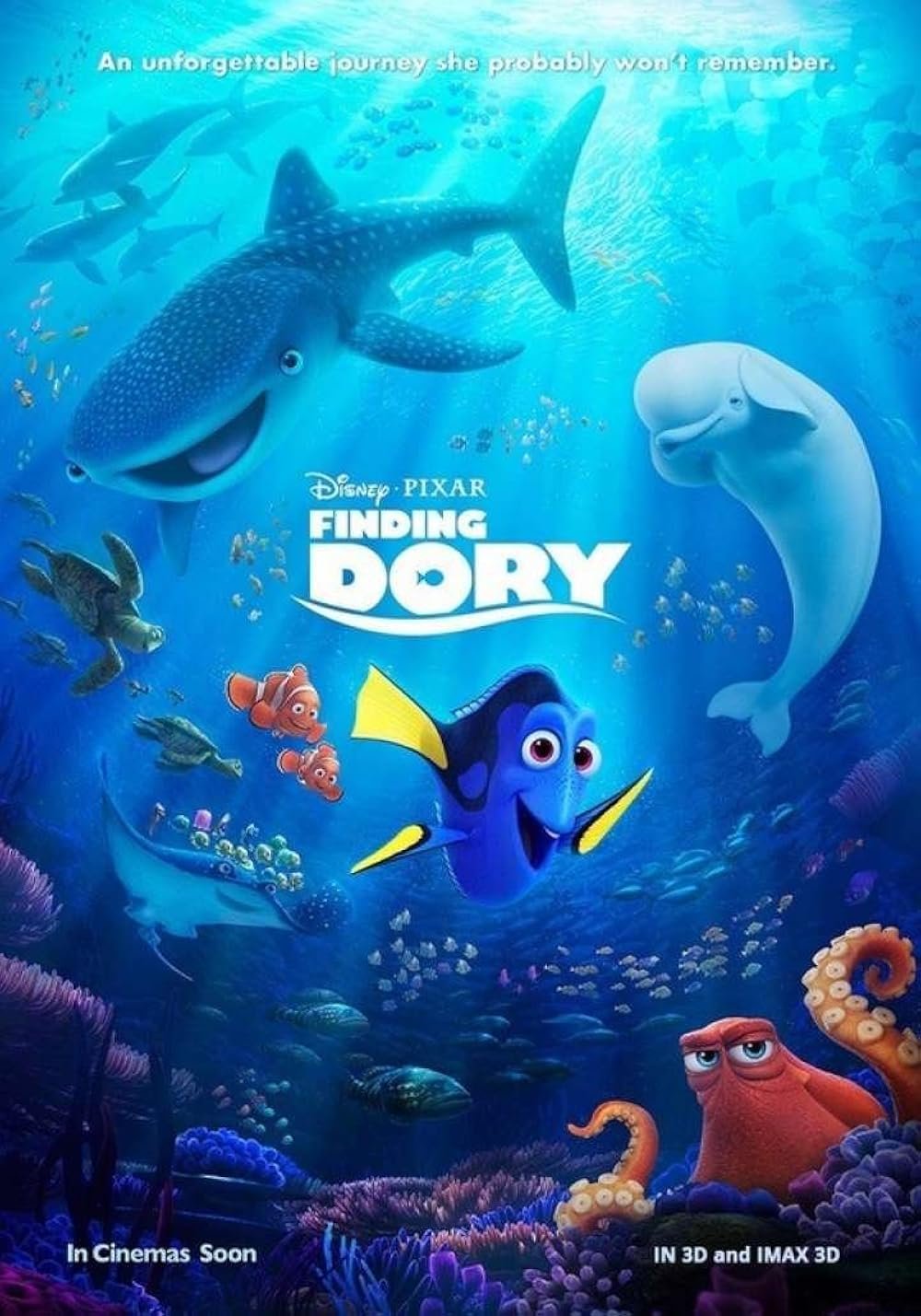 Finding Dory การผจญภัยครั้งใหม่ของปลาขี้ลืมอย่าง "ดอรี่"